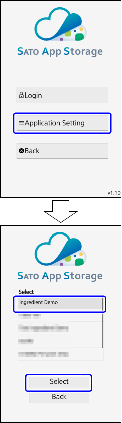 Enabling SATO App Storage