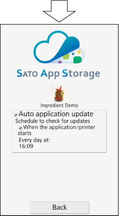 Enabling SATO App Storage